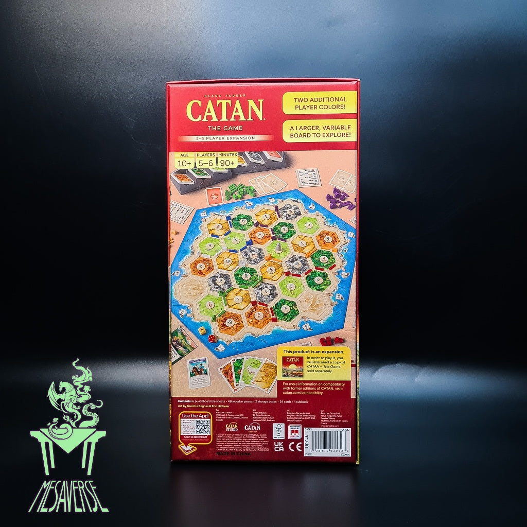 [Original] CATAN: 5-6 Player Expansion 6th Edition Board Game – Mesaverse