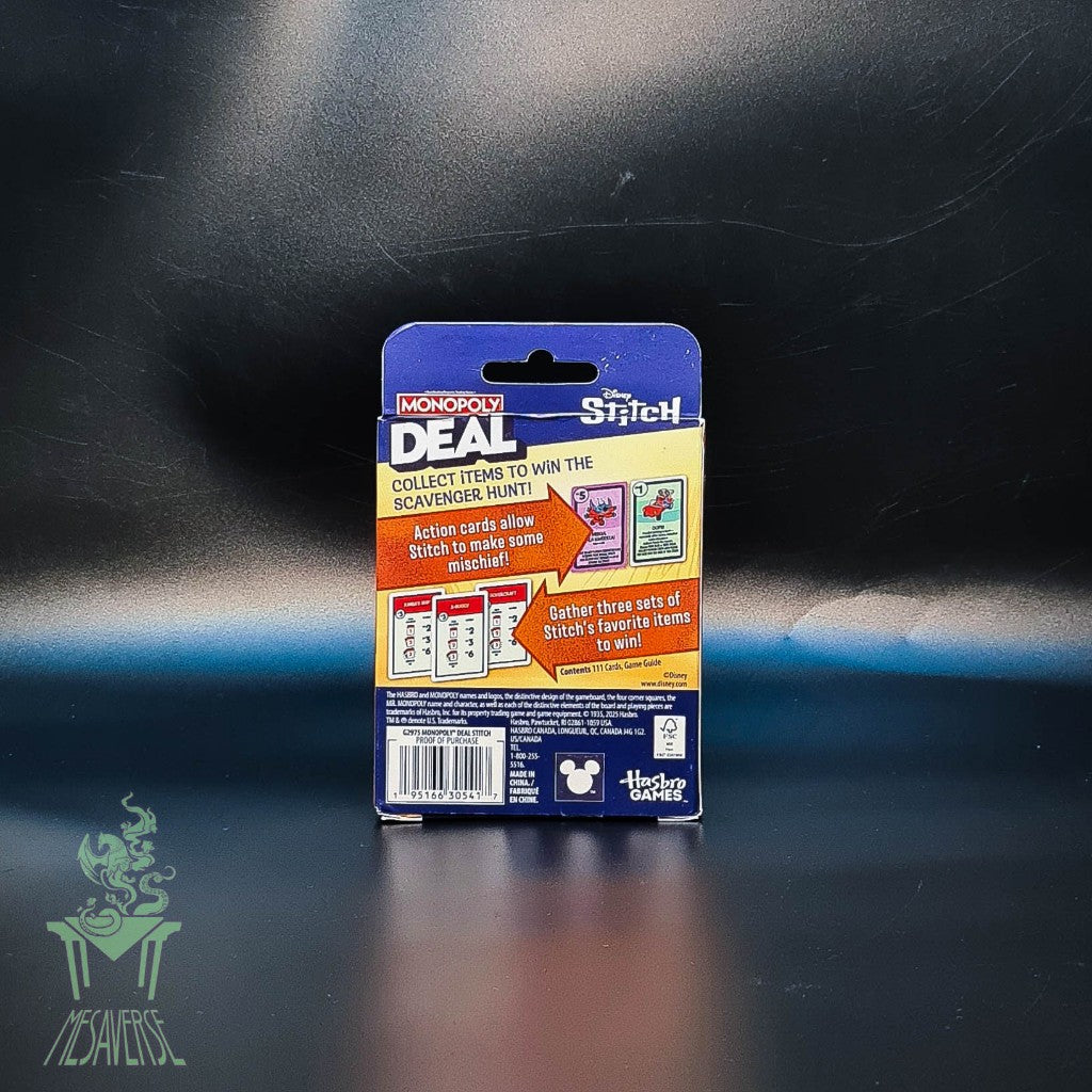 Monopoly Deal: Disney Stitch Edition – Mesaverse